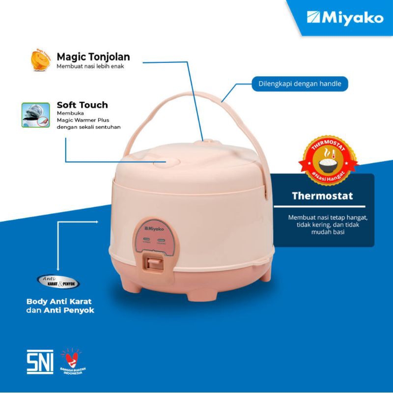 Jual miyako MCM-586-BH 1.8 liter | Shopee Indonesia