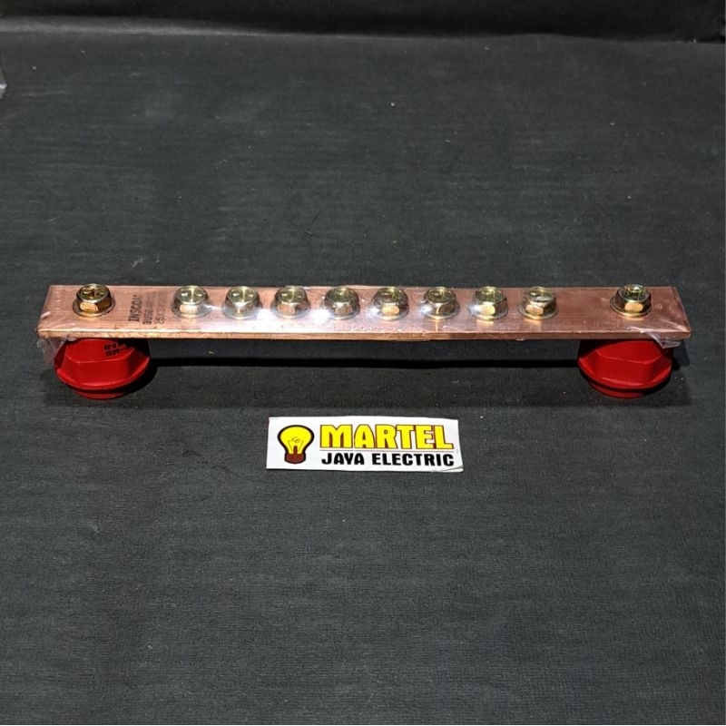 Jual Nol arde terminal busbar / grounding + isolator INS 25x3x200 ...