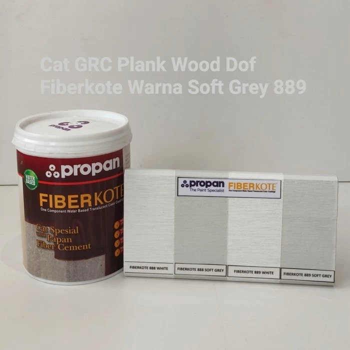 Jual Cat Propan Fiberkote Fibersemen / Soft Grey Dof 1L / Fibersemen ...