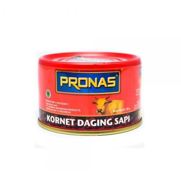 Jual PRONAS Corned Beef 120gr Kornet Daging Sapi Kaleng Halal | Shopee ...