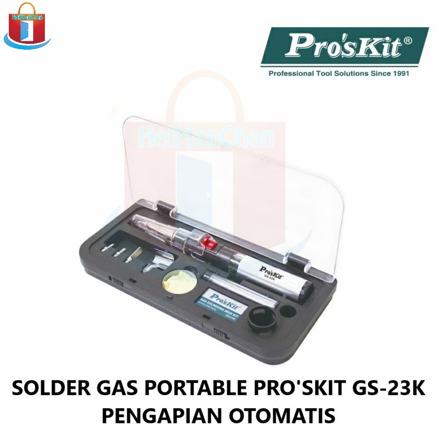 Jual Solder GAS PRO'SKIT PORTABLE GS-23K Pengapian Otomatis Original 72031 | Shopee Indonesia