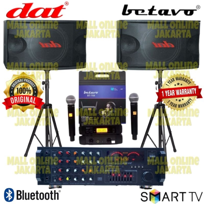Jual Paket karaoke dat 15 inch Sound system outdoor indoor mic wireless ...