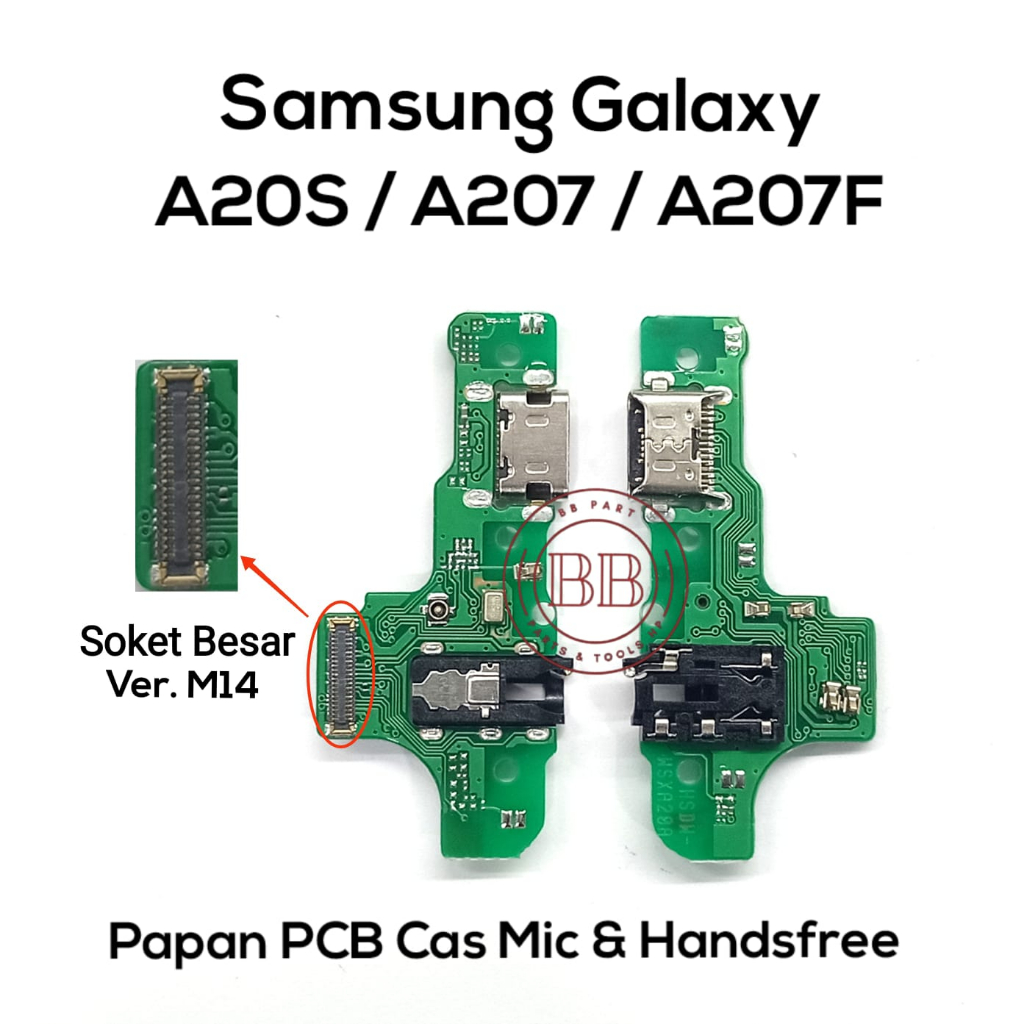 Jual Papan PCB Cas Mic Handsfree Samsung Galaxy A20S / A207 / A207F ...