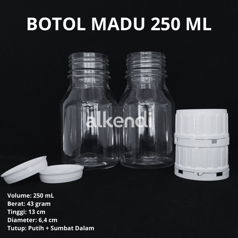 Jual BOTOL PET MADU 250 ML | Shopee Indonesia