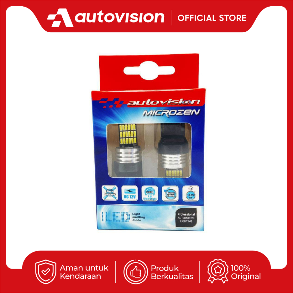 Jual Lampu Sein/Rem LED Autovision T20 45-4014SMD Flash 12V | Shopee ...