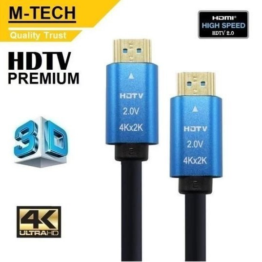 Jual Kabel HDMI+CHIPSET M-TECH v.2.0/b Ultra HD 4K 30 Meter | Shopee ...