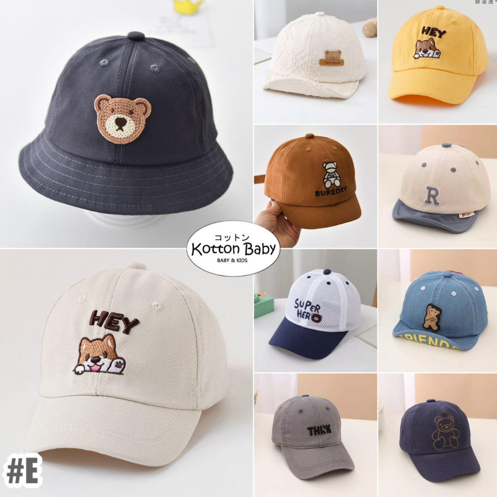 Jual 0-5 thn | TOPI BASEBALL ANAK / TOPI BUCKET ANAK KARAKTER LUCU LAKI ...