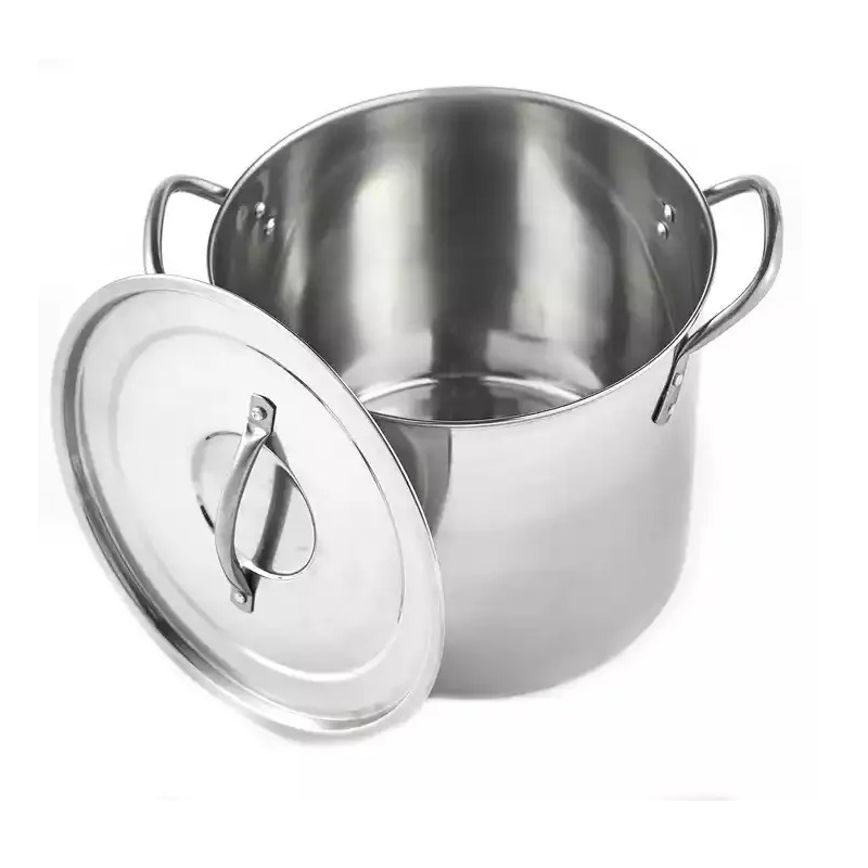Jual DHW Stok Pot Besar TEBAL Panci Sup Tinggi Multifungsi Stainless ...