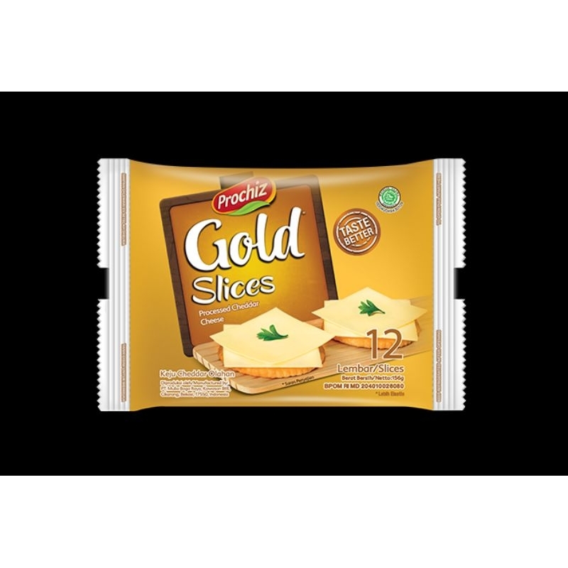 Jual prochiz gold keju slice isi 12 pcs | Shopee Indonesia