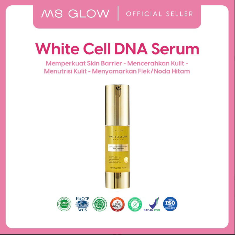 Jual MS GLOW SERUM WHITE CELL DNA | Shopee Indonesia