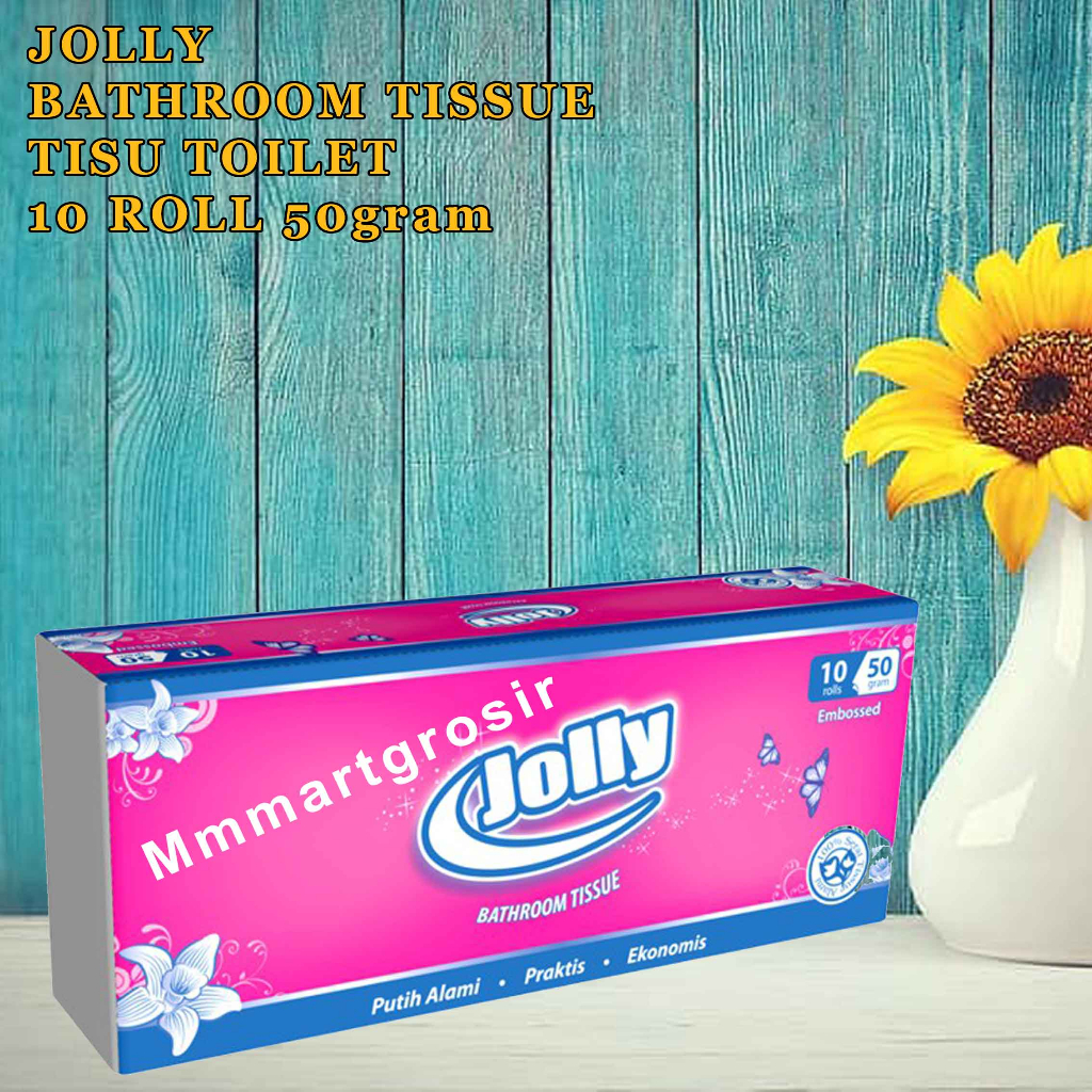 Jual JOLLY TISSUE / TISSUE TOILET / TISSUE ROLL / 10 ROLL 50gram ...