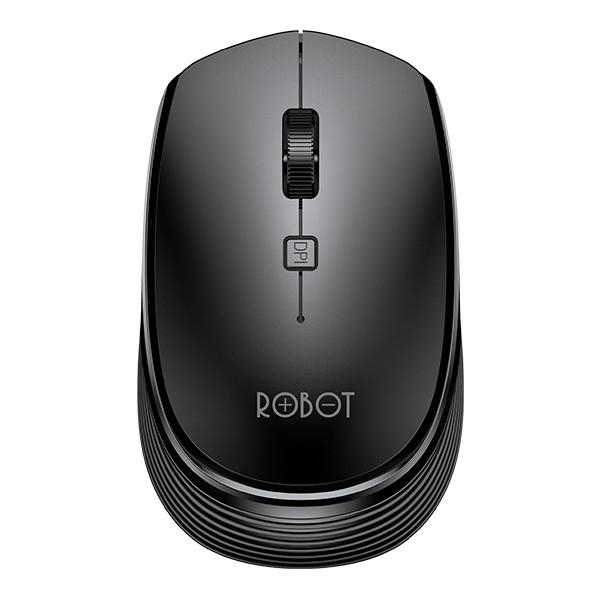 Jual ROBOT M205 Wireless Mouse 800-1200-1600 DPI Black (Without Battery) | Shopee Indonesia