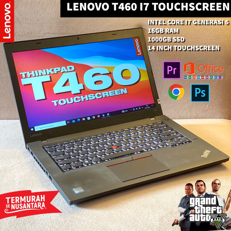 Jual TERMURAH LAPTOP LENOVO THINKPAD T460 TOUCHSCREEN i7 GEN 6 32GB RAM ...