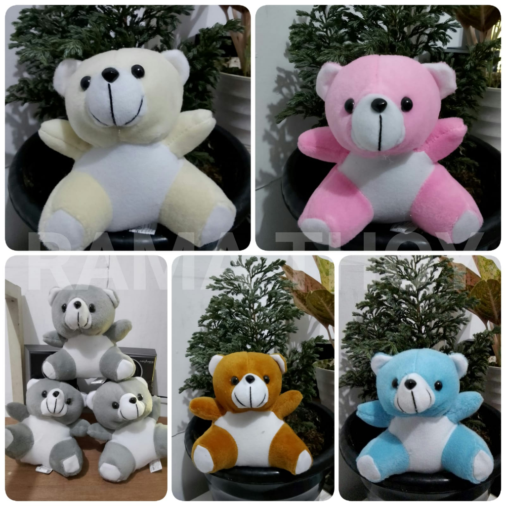 Jual BONEKA TEDDY BEAR 15CM BONEKA MINI BONEKA BUKET BONEKA SOVENIR ...