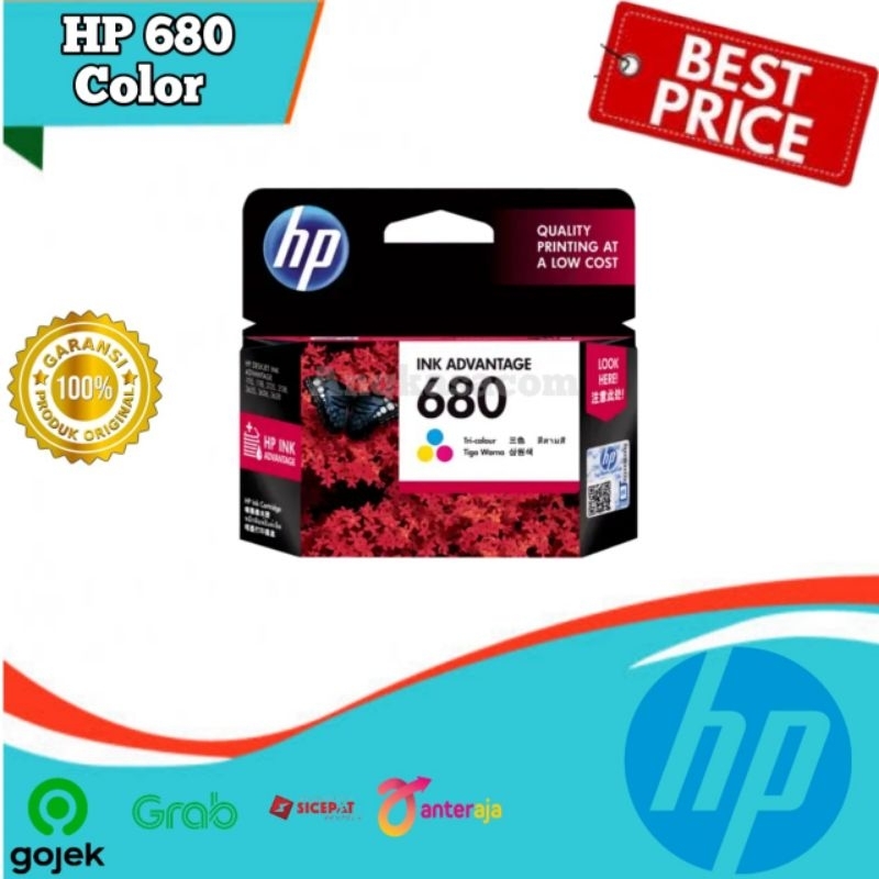 Jual Tinta HP 680 Color Original Ink Advantage Cartridge | Shopee Indonesia