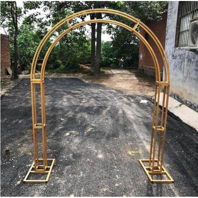 Jual PERGOLA BESI BACKDROP GAPURA PINTU MASUK Tinggi 250cm Bongkar ...