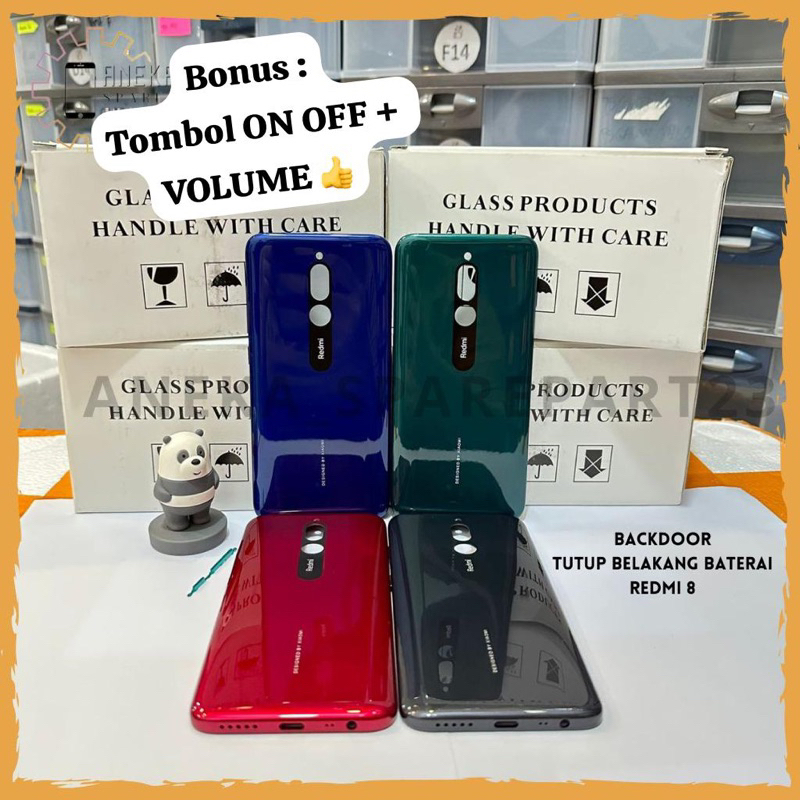 Jual Backcover Backdoor REDMI 8 Cover Belakang Tutup Casing Belakang ...