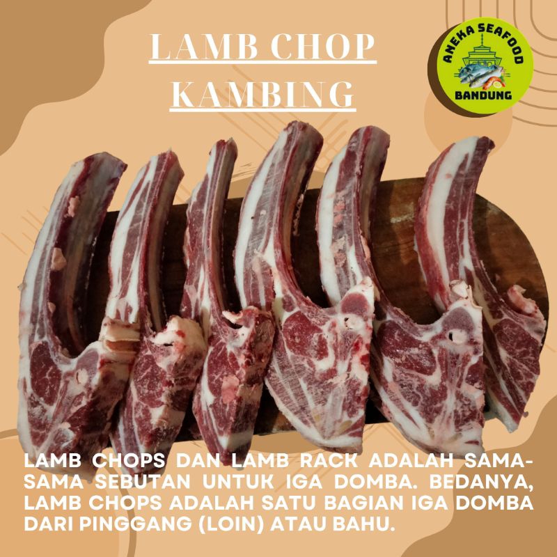 Jual Lamb Chop Kambing Fresh Frozen 1-KG | Shopee Indonesia