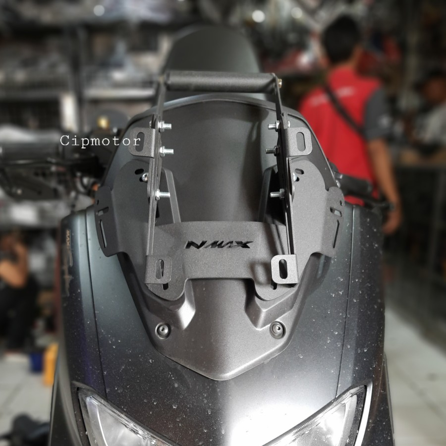 Jual Paket Breket Spion Serpo Dan Breket Holder Hp Gps Nmax Old / Nmax ...