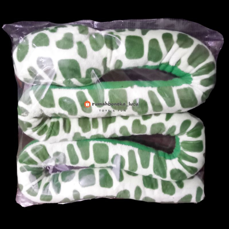Jual Boneka Ular Hijau PANJANG 1,2 METER / Snake Doll | Shopee Indonesia