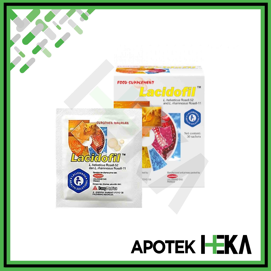 Jual Lacidofil Sachet Box isi 30 Sachet - Serbuk Probiotik Pencernaan ...