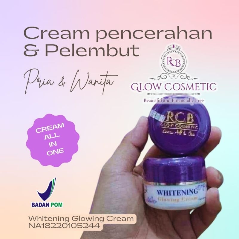Jual CREAM RCBGLOW ALL IN ONE ORIGINAL FORMULA LAMA DAN BARU | Shopee ...