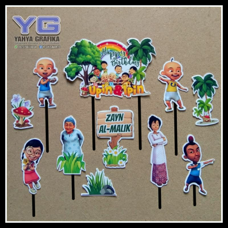 Jual CETAK TOPPER BEBAS CUSTOM DAN REQUEST KARAKTER LENGKAP | Shopee ...