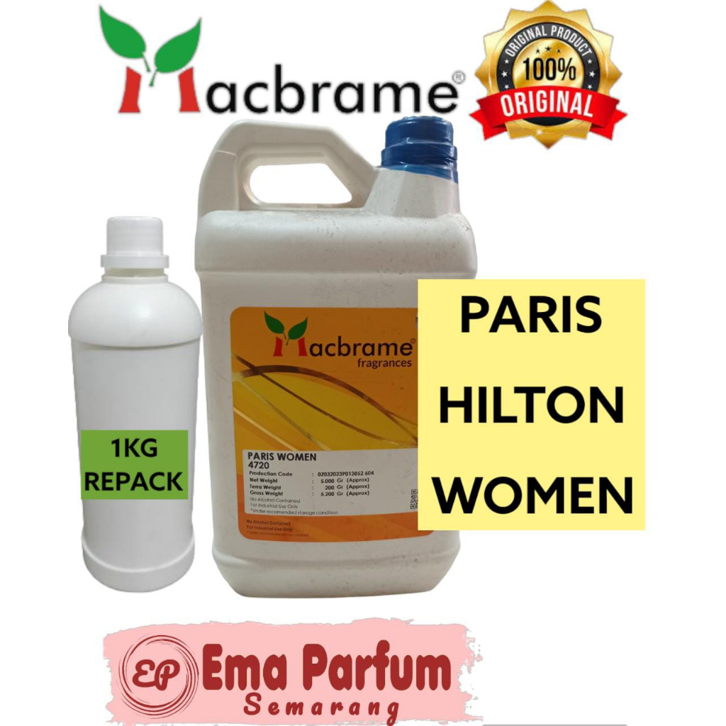 Jual (1KG REPACK) PARIS WOMEN BY MACBRAME KEMASAN SEGEL REPACK 1KG ...