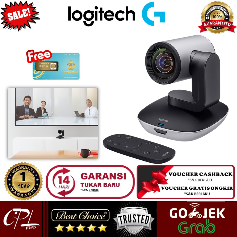 Jual Logitech PTZ PRO 2 Webcam Video Conference Camera | Shopee Indonesia