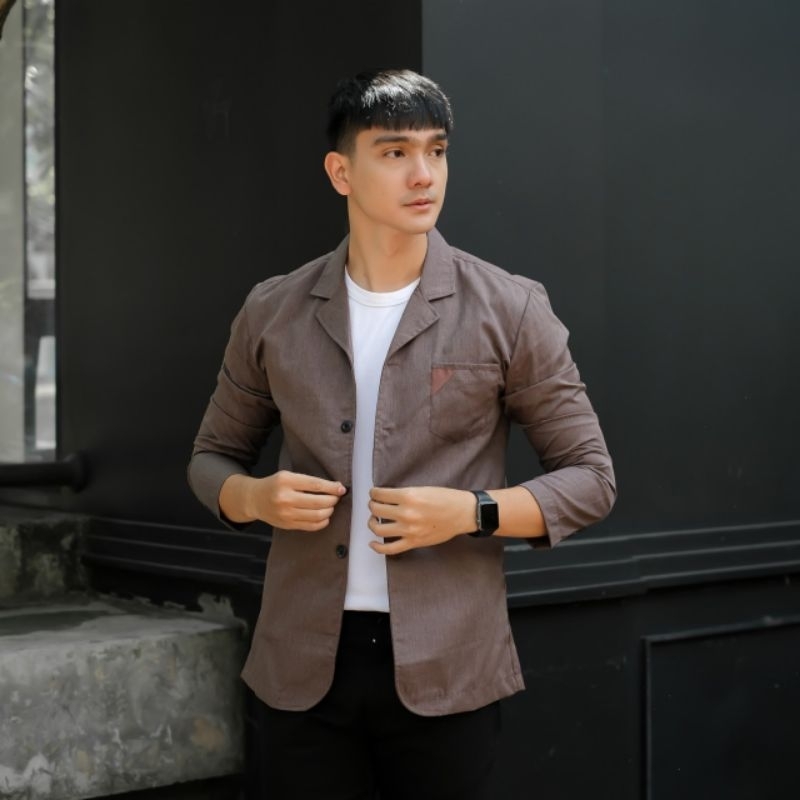 Jual Blazer Pria Korean Slimfit,Jas Premium Slimfit Pria Original ...