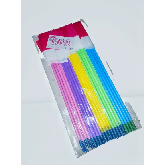 Jual 1PAK STIK BENDERA PELUIT/ STIK BENDERA INDONESIA | Shopee Indonesia