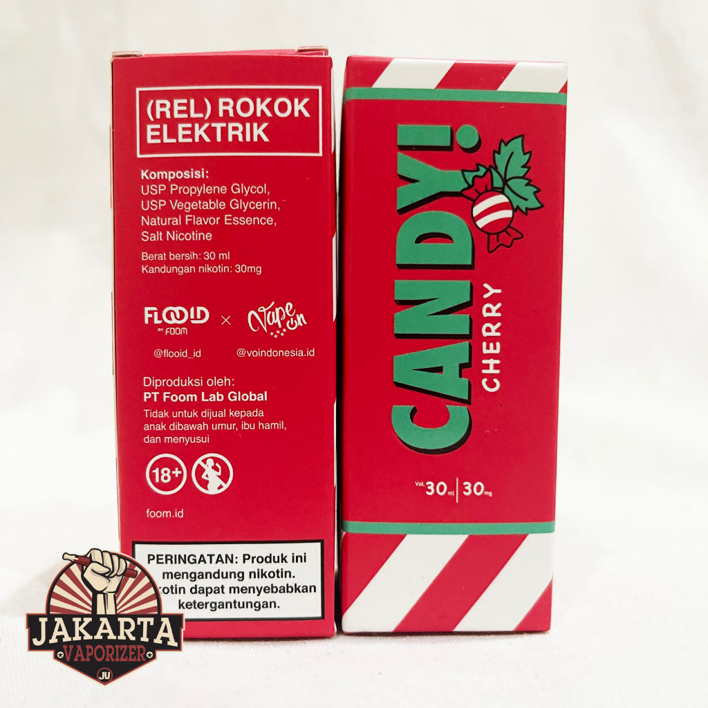 Jual [SALT] FOOM CANDY CHERRY SALTNIC 30ML 30MG BY FOOM | Shopee Indonesia