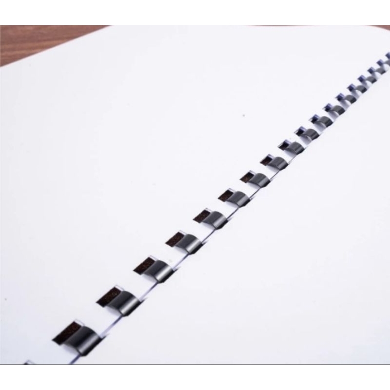 Jual Spiral Plastik Jilid Buku Binding Hitam A4 ukuran 6,8,10,11,12,14 ...