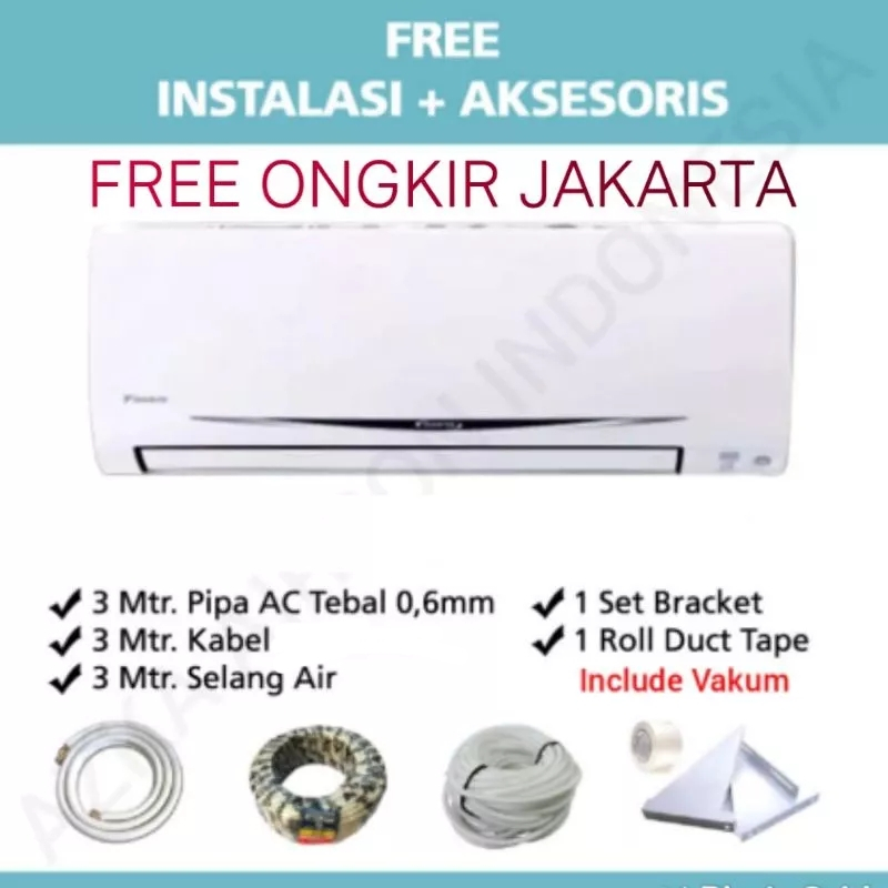 Jual +PASANG AC Daikin 1/2 PK FTC15NV14 Thailand R32 Free Pasang | Shopee Indonesia