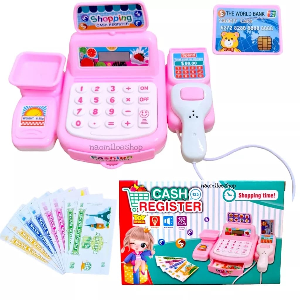 Jual Cash register impor dus Mainan kasir anak MAINAN ANAK KASIR ...