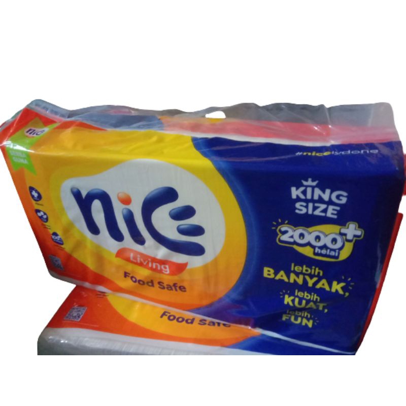 Jual Tissue Nice / Tisu Nice 2ply 1000 Gram Tisu Serba Guna Ukuran ...