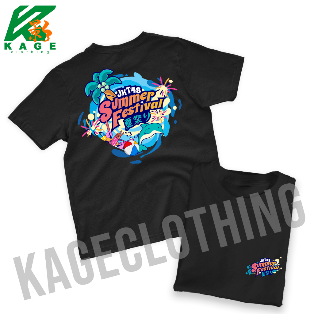 Jual Kaos JKT48 SUMMER FESTIVAL Tshirt baju distro cotton combed 30s UNISEX BAJU JKT48 NEW ERA ...
