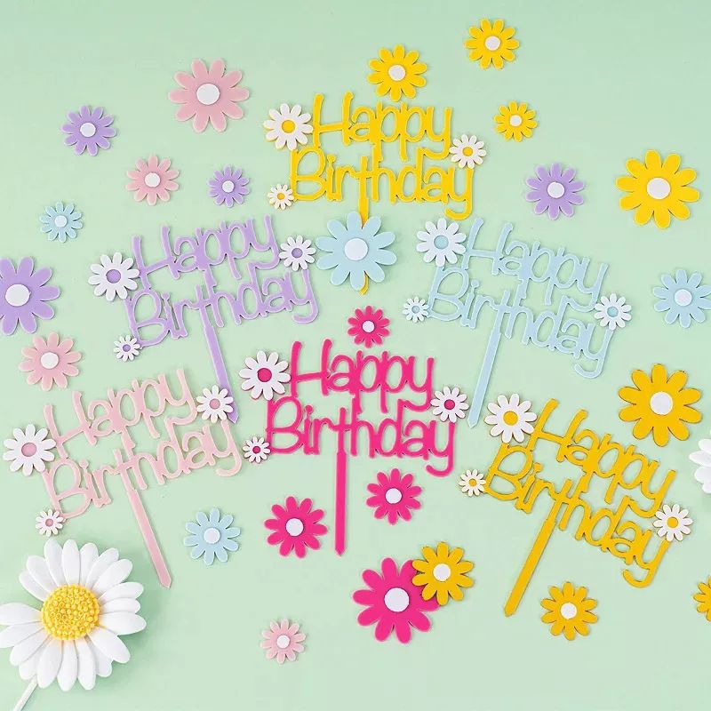 Jual TOPPER AKRILIK BUNGA DAISY | Shopee Indonesia