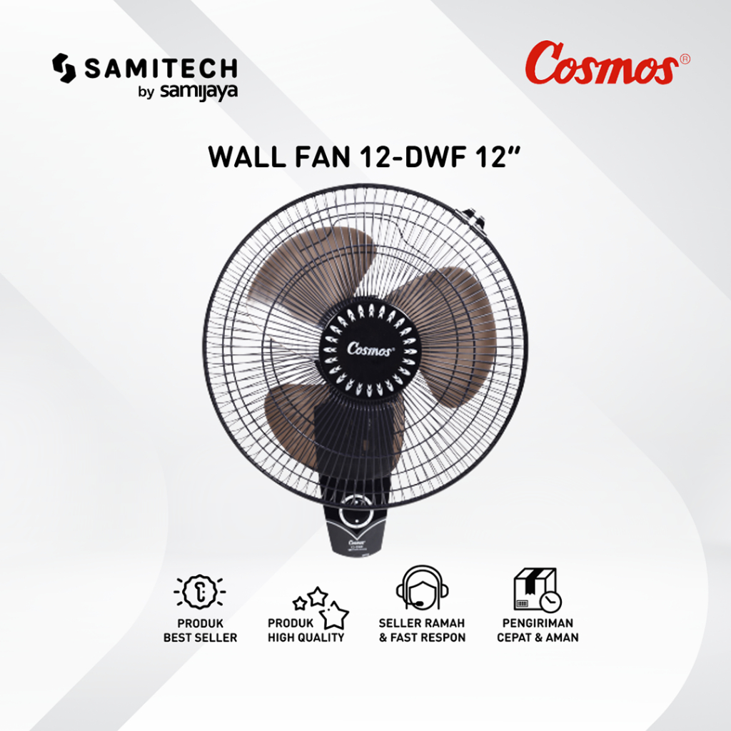 Jual KIPAS ANGIN DINDING - WALL FAN COSMOS 12DWF / 12 DWF 12 ...