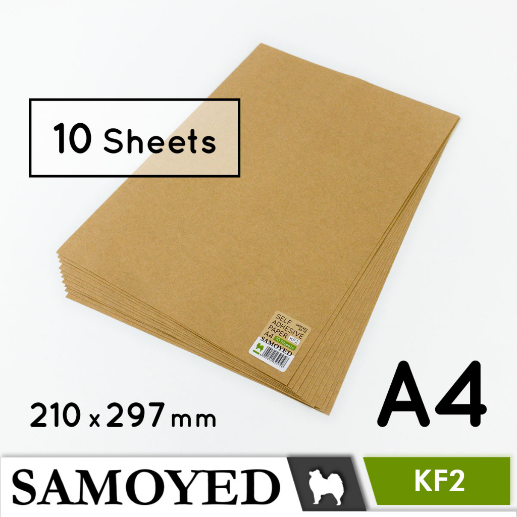 Jual Kertas Label / Stiker Kraft / Coklat / Samson / Brown Sticker ...