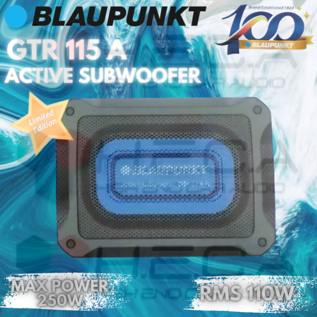 Jual BLAUPUNKT GTR-115A Subwoofer Aktif Active Slim Bass Sub Kolong ...
