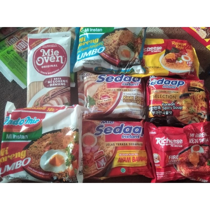 Jual Mi instan indomie jumbo sedaap richeese mie oven | Shopee Indonesia