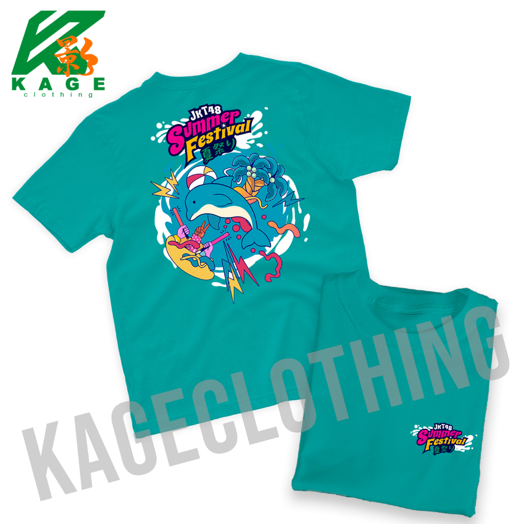 Jual Kaos JKT48 SUMMER FESTIVAL TOUR Tshirt baju distro cotton combed ...