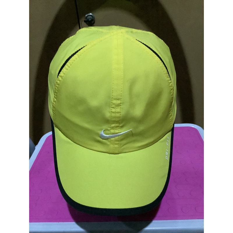 Jual Topi Running/Lari/joging sekon Nike Kuning | Shopee Indonesia