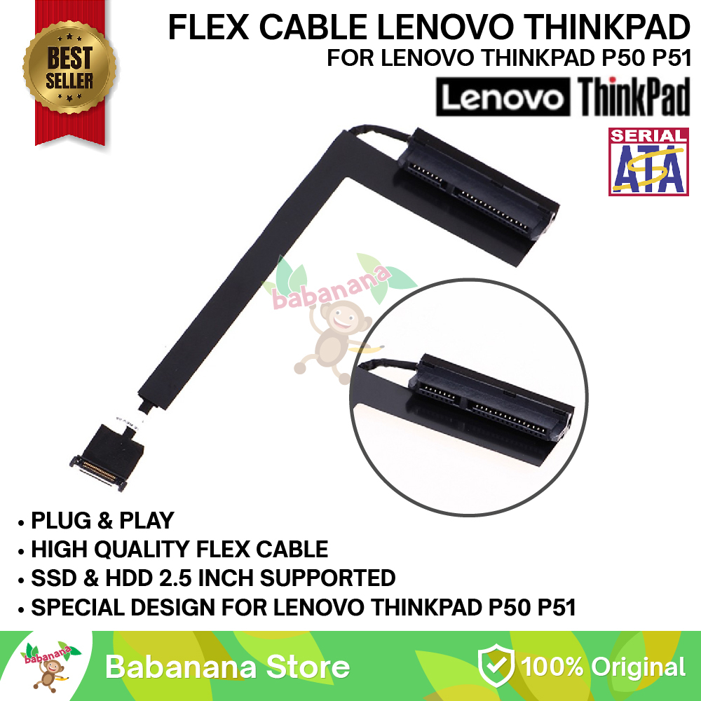 Jual LENOVO THINKPAD P50 P51 FLEKSIBEL HDD SSD KABEL SATA FLEX CABLE ...