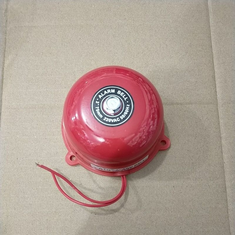 Jual Bel listrik Bell Alarm AC 220 volt 3 inch 75 mm Kring Sekolah ...