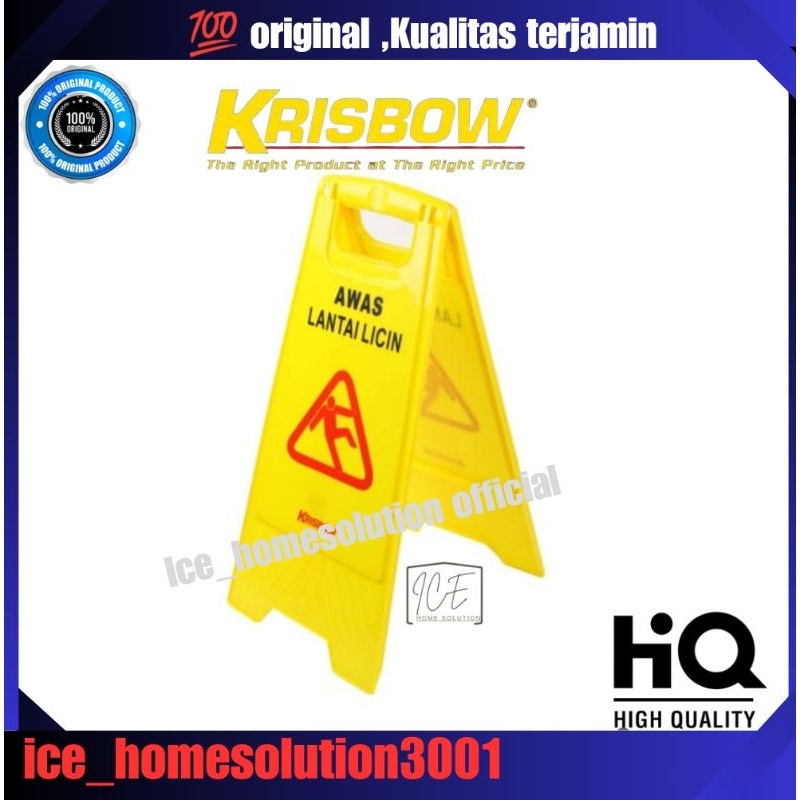 Jual Krisbow Floor Sign Awas Lantai Licin - Kuning/tanda awas licin ...