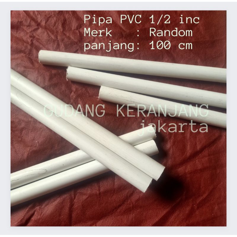 Jual PIPA PARALON PVC 1/2 INC | Shopee Indonesia