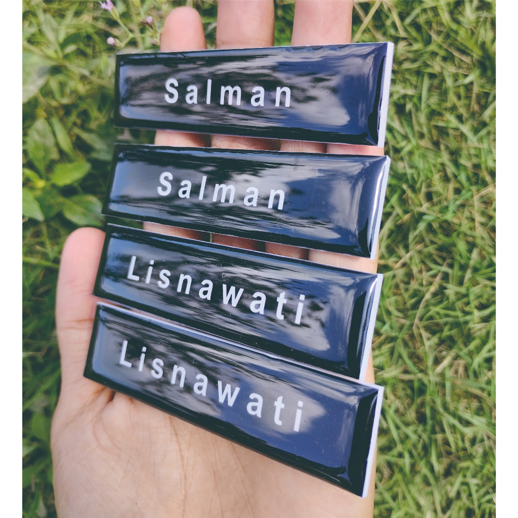 Jual HARGA GROSIR Nama Dada Magnet Name Tag Magnet Papan Nama Magnet ...