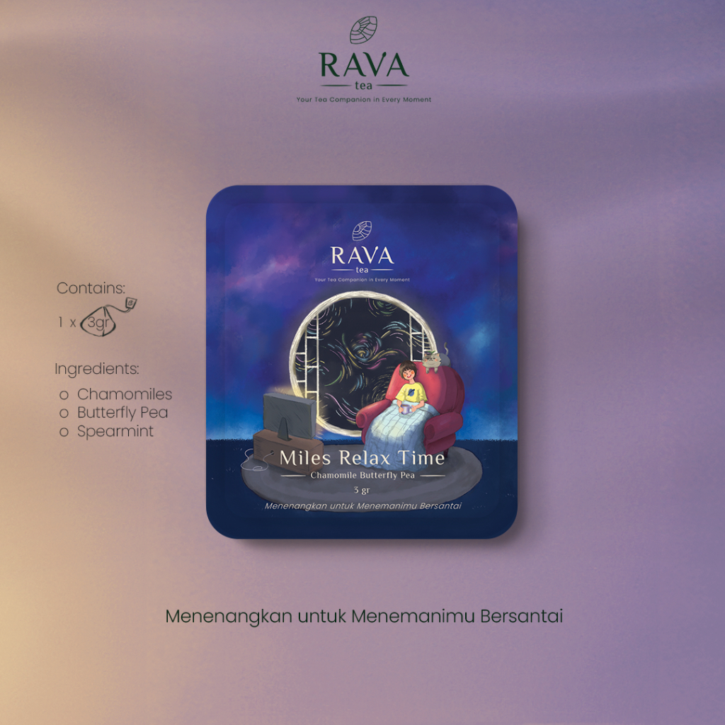 Jual Rava Tea: Miles' Relax Time Sample 3g - Teh Bunga Chamomile ...